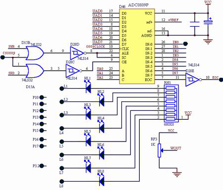 单片机实验汇编---A/D转换实验_通过电位器分压的方法获得连续可调的模拟信号,给adc0809做输入-CSDN博客