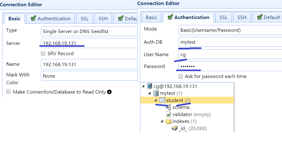 Mongo(1): MongoDB4.28开启权限认证(用户密码登录)_uncaught exception: error: command usersinfo requi-CSDN博客