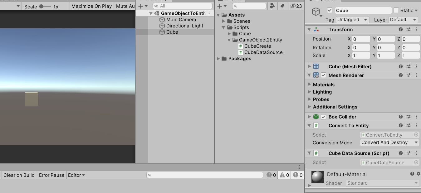Unity ECS GameObject转化为Entity（一）_iconvertgameobjecttoentity-CSDN博客