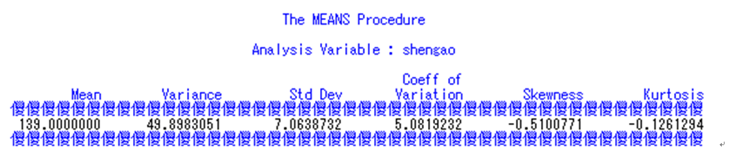 SAS常用基础代码例子-数据描述性分析_sas对于一堆数据怎么找出异常值代码-CSDN博客