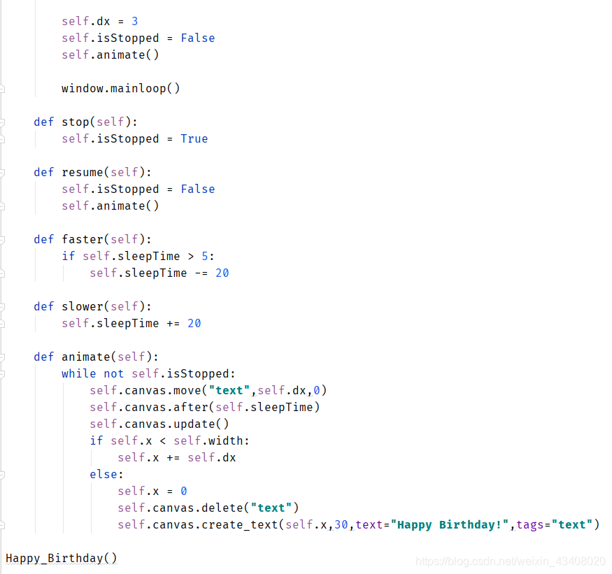 Python从入门到放弃篇5(tkinter模块)实现生日快乐祝福用tkinter做生日快乐 Csdn博客