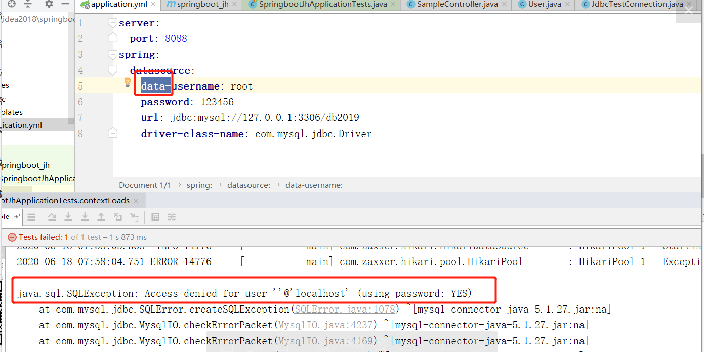 简单的springboot项目测试数据源是否连接成功_java springboot后端数据库连接怎么看成功-CSDN博客