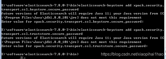 Elk 学习笔记elasticsearch 7x使用xpack进行安全认证please Set Curity