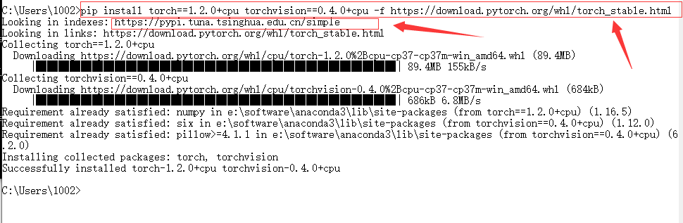 python3快速安装pytorch_exception: you tried to install "pytorch". the pac ...