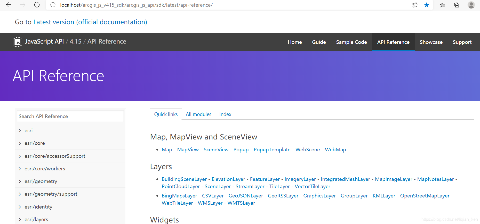 Arcgis Api For Js 415下载与本地部署forapi下载 Csdn博客
