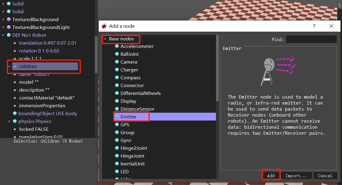 webots仿真——多机器人通信(C语言代码)_webots里receiver和emmiter-CSDN博客