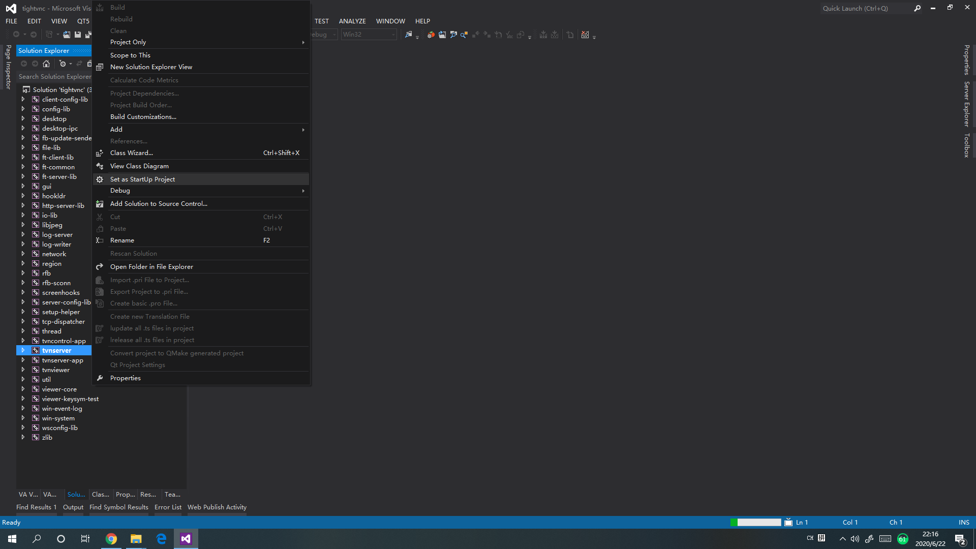TightVNC二次开发(2) Windows下使用VS2012编译服务器端和客户端_tightvnc viewer的qt编译-CSDN博客