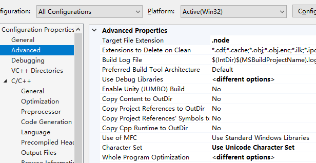 visual studio开发nodejs的c++ addon_node addon支持vs2008-CSDN博客