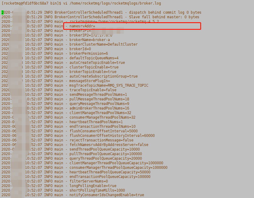 使用docker-rocketmq出现RockerMQ Message hasnt been sent. Caused by No route info of this topic ...