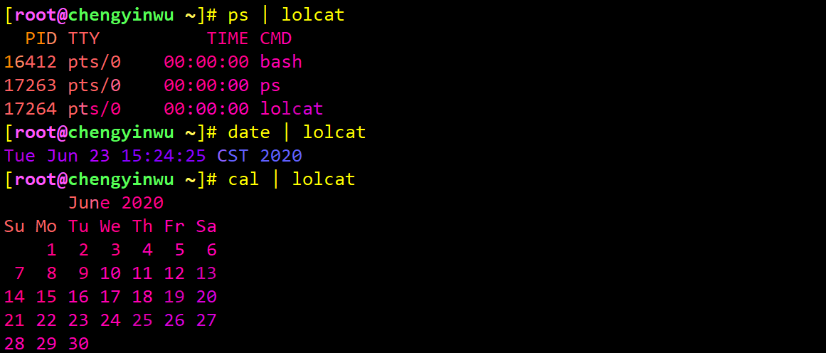 lolcat特效工具全网详解_lolcat命令详解-CSDN博客
