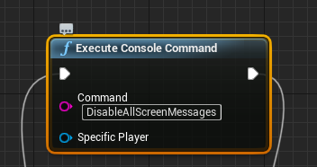 UE4 去掉屏幕提示，让界面清爽起来(蓝图)_ue关闭屏幕提示-CSDN博客