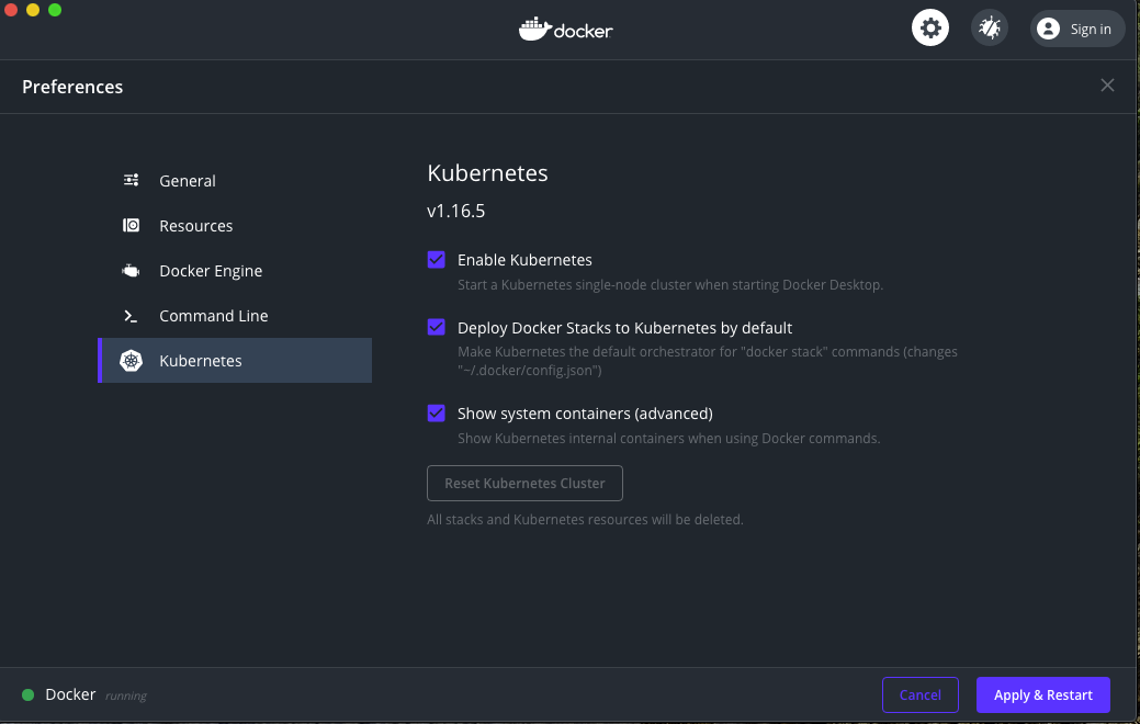 黑苹果台式机docker K8s运行状态直卡在kubernetes Is Starting Csdn博客 