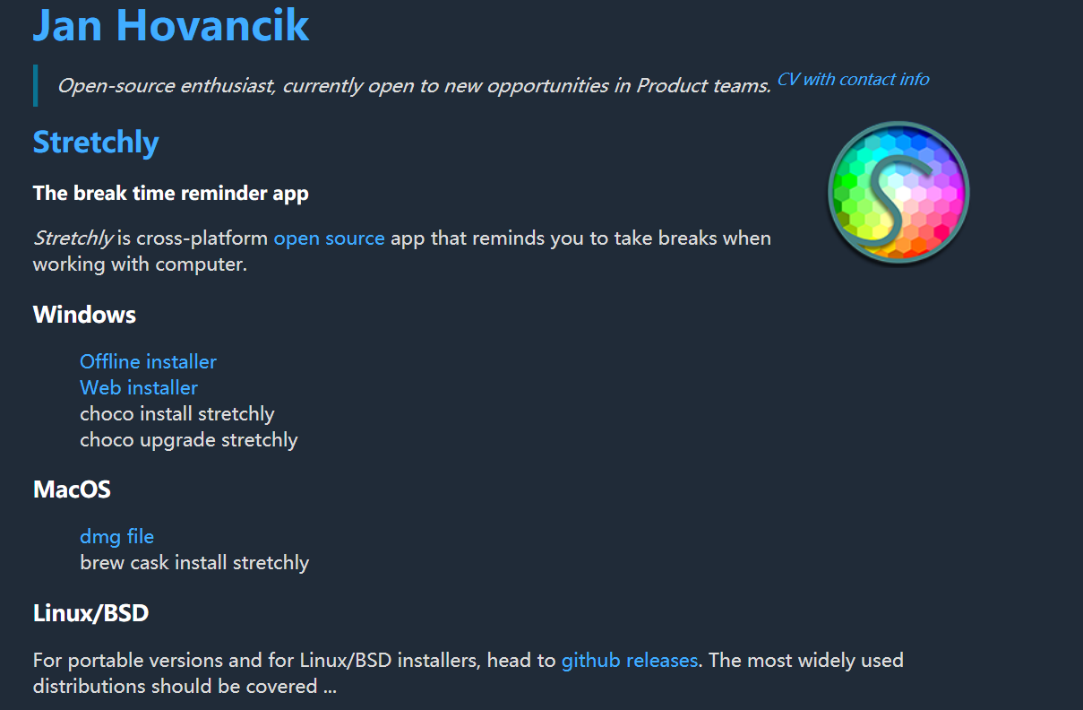 安利一款提醒休息的工具--重度电脑工作者和程序员必备_stretchly官网-CSDN博客