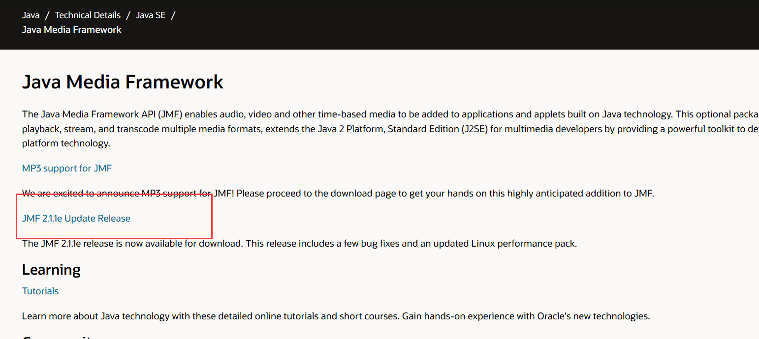 JMF的安装_can't extract module name from jmf-2.1.1e.jar-CSDN博客