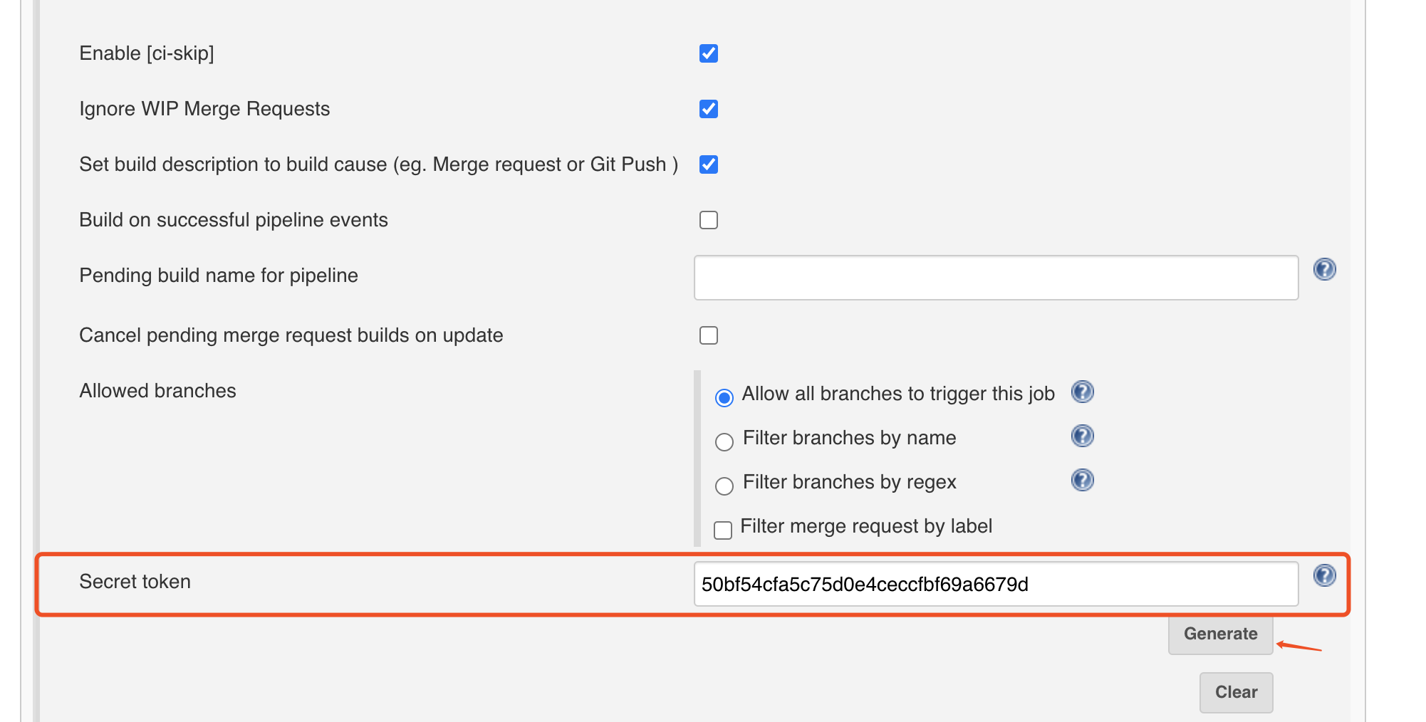 Jenkins搭配Gitlab时 在gitlab Webhooks中填写的Secret Token在哪找_webhook secret token-CSDN博客