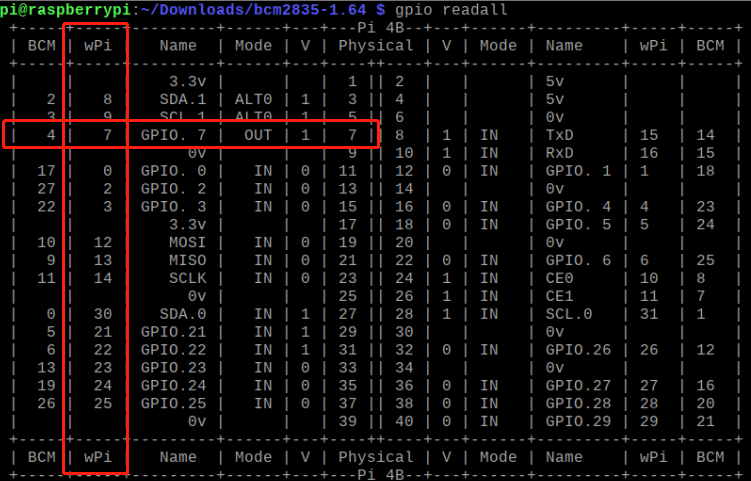 树莓派Raspberry Pi 4B wiringPi库控制GPIO_undefined reference to `wiringpisetup-CSDN博客