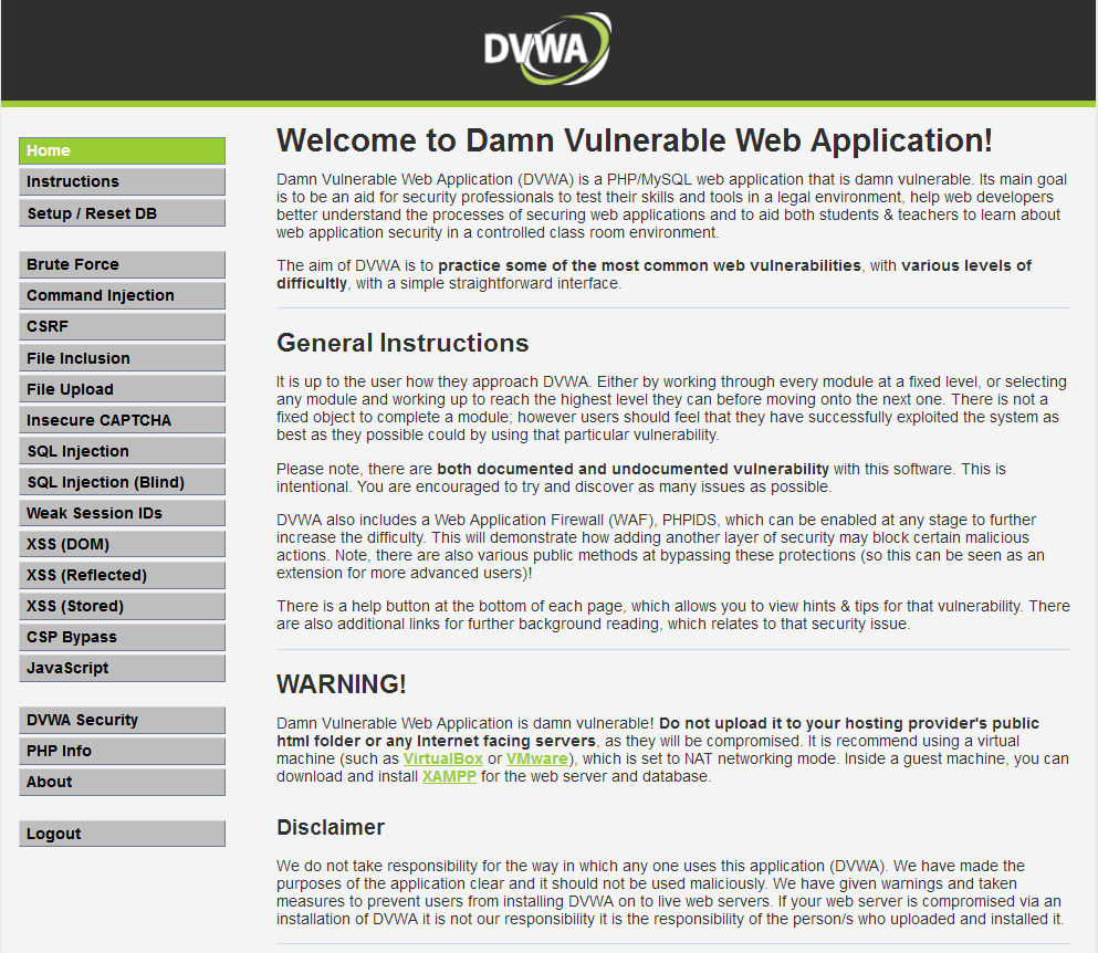 渗透测试入门DVWA_dvwa汉化版-CSDN博客