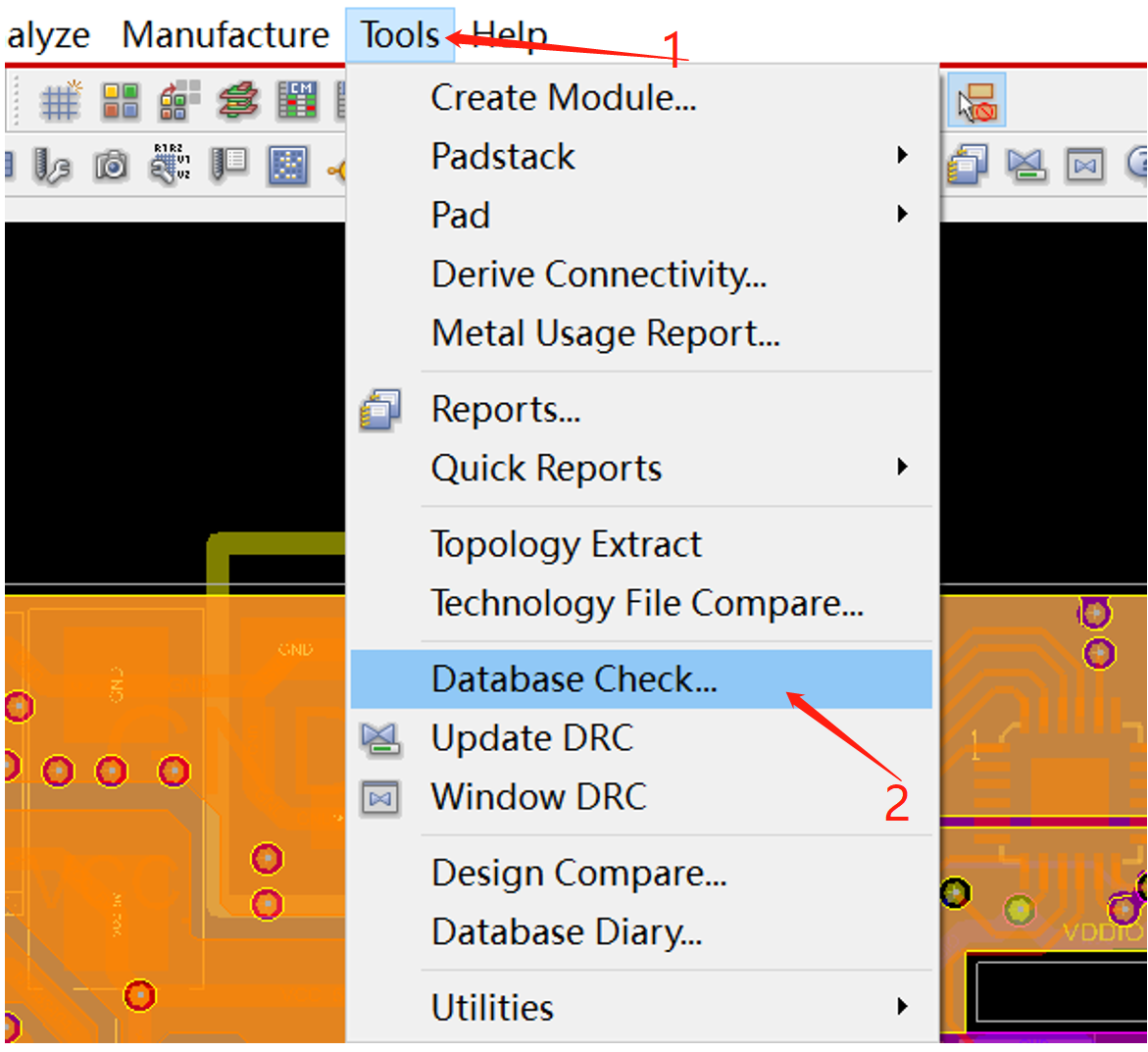 Allegro Cadence PCB版图如何检查发新所有的错误,简洁有效的详细方法(干货)_cadence database check错误-CSDN博客