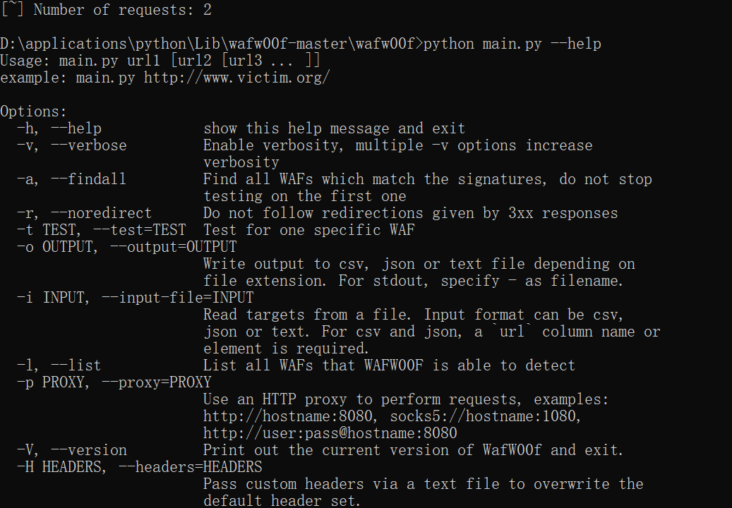 windows下wafw00f安装使用_wafw001-CSDN博客