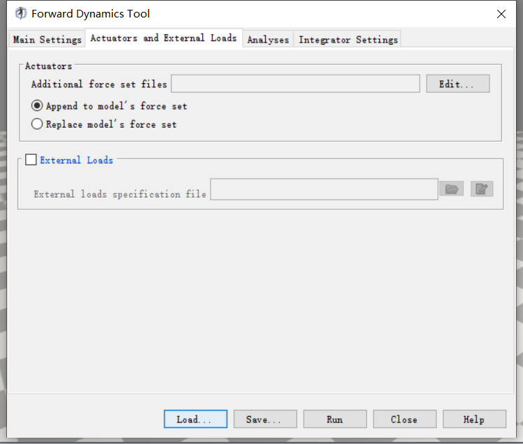 [OpenSim]Forward Dynamic Tool窗口介绍_forward dynamic simulink-CSDN博客