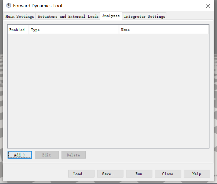 [OpenSim]Forward Dynamic Tool窗口介绍_forward dynamic simulink-CSDN博客