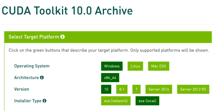 Win10安装tensorflow-gpu步骤_win10+trnsouflow2.1.0-gpu安装-CSDN博客