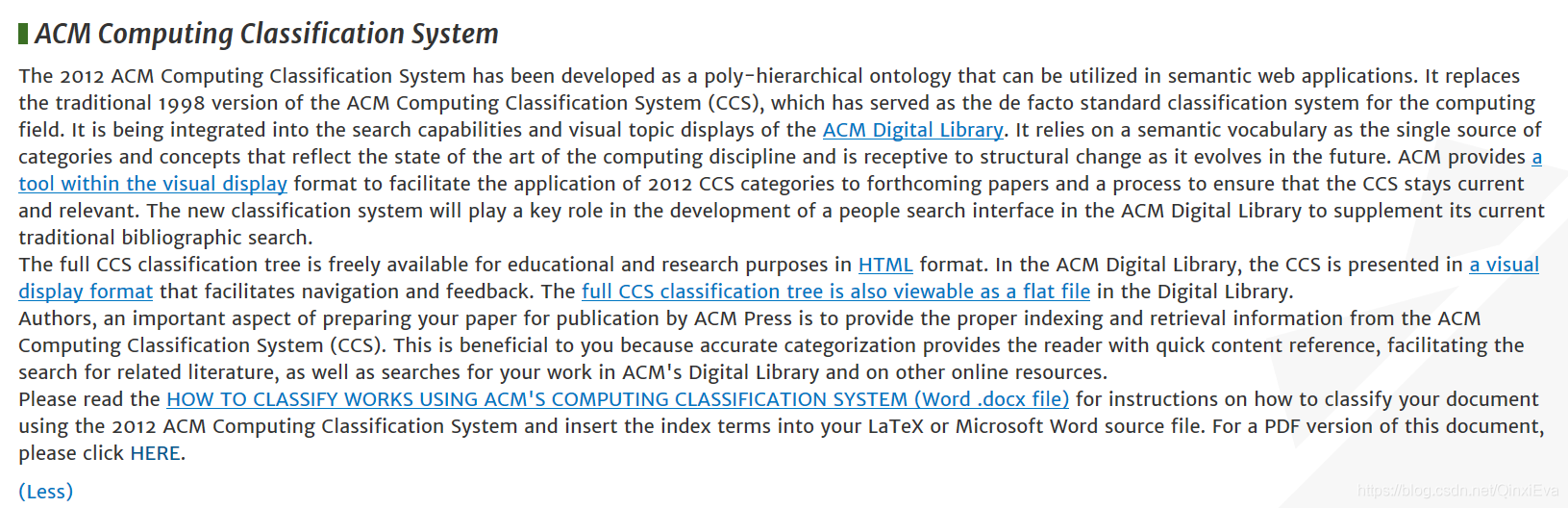 依据ccs分类建树(简单方案)ccs Acm Computing Classification System Add Corr Csdn博客 2523