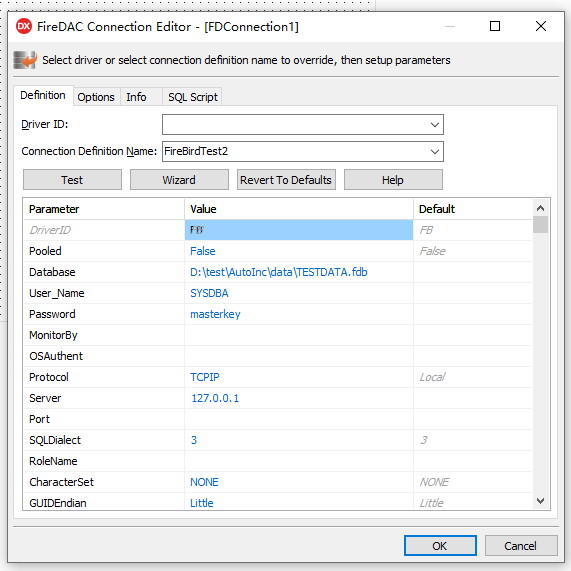FireDAC 学习 - 3：建立数据库连接 之 TFDManager_fdmanager ini 文件-CSDN博客