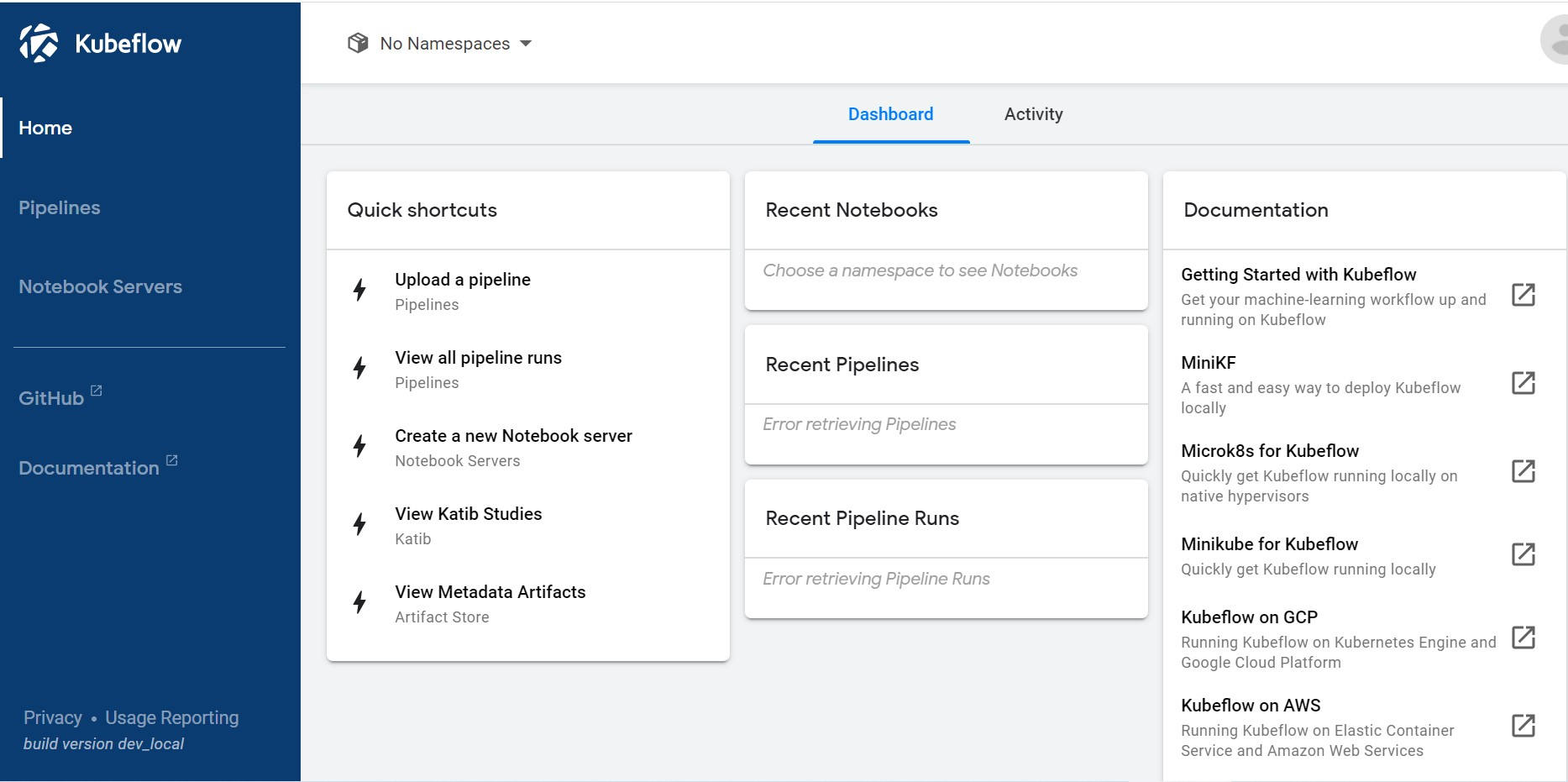 kubeflow二次开发--修改pipeline和dashboard界面_dashboard pipeline-CSDN博客