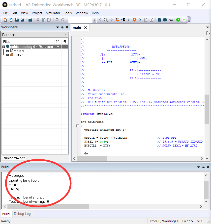 单片机 如何给MSP430开发板下载程序 并做一个串口实验_msp430 hex文件-CSDN博客