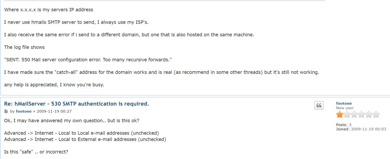 使用hmailsever配置接收邮件地址时出现530 Smtp Authentication Is Required错误hmail Test Outbound Port 失败 Csdn博客 