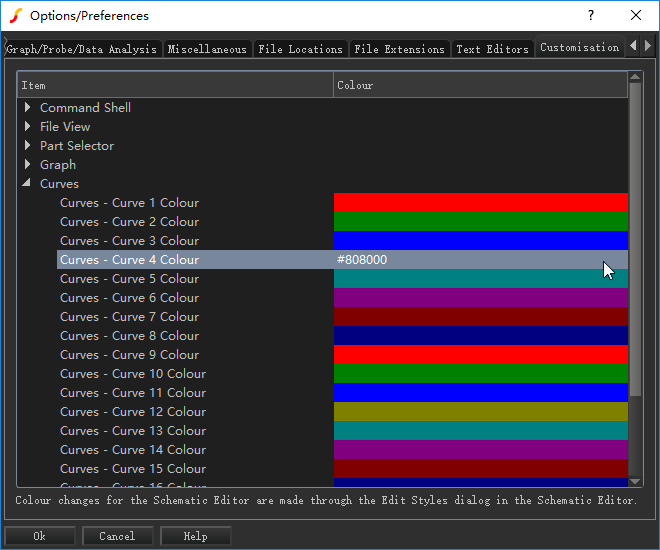 SIMetrix教程-004.暗黑模式；栅格设置；选项Options设置_simetrix怎么调整背景色-CSDN博客