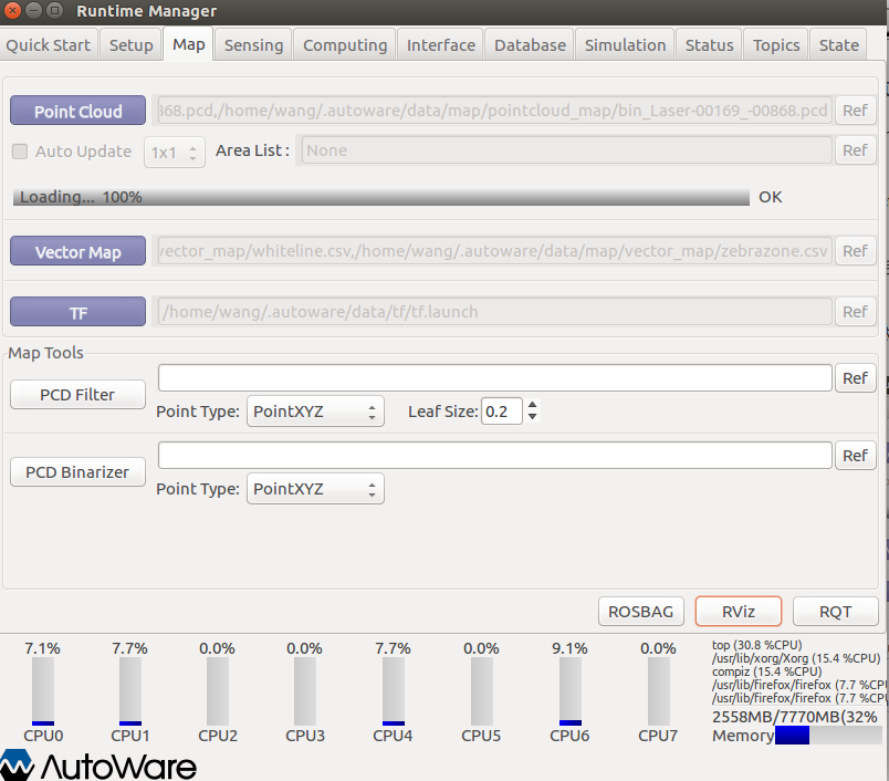 【Autoware】一、加载地图数据_autoware一直加载不了点云地图是怎么回事-CSDN博客