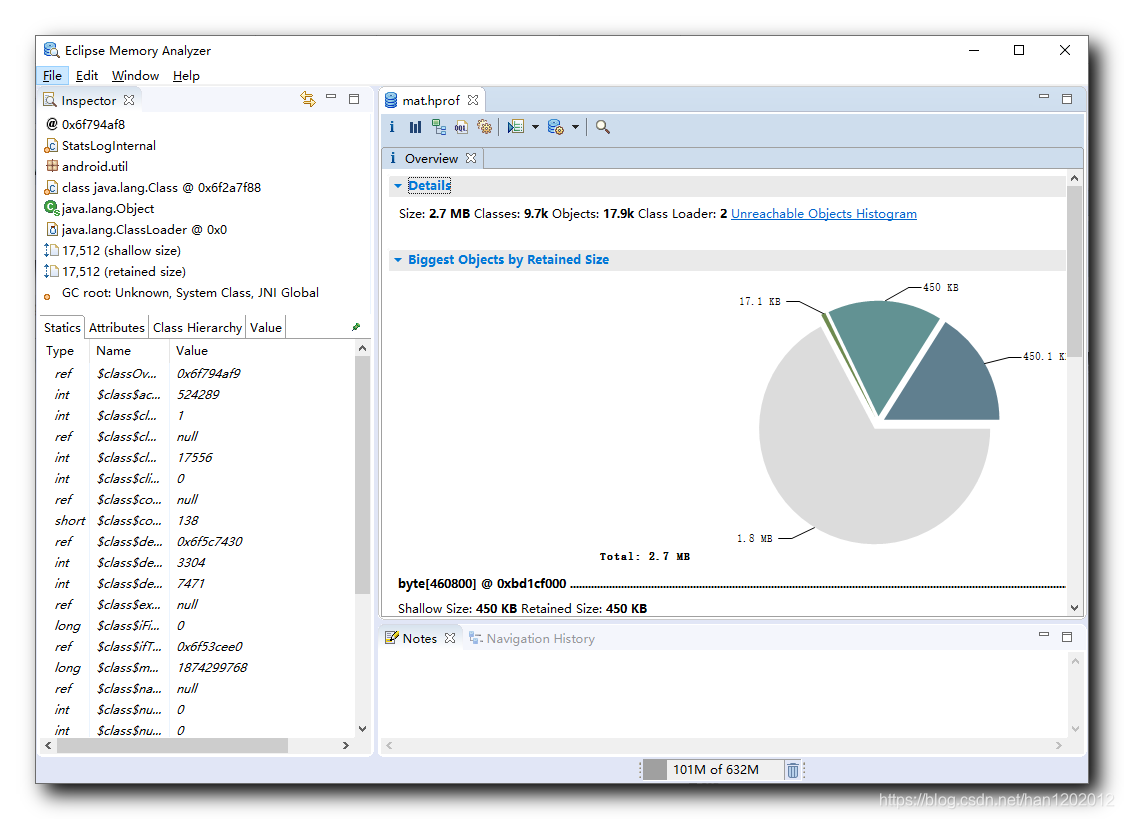 【android 内存优化】使用 Memory Analyzer Mat 工具分析内存 Hprof 文件转换 Mat 工具下载 Mat 工具使用 Android内存分析