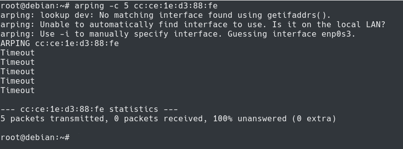 Linux上的arping命令介绍_linux arping-CSDN博客