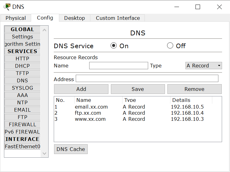 思科网络综合实验（服务器，三层交换机，路由器）_思科搭建web,dns,dhcp三台服务器-CSDN博客