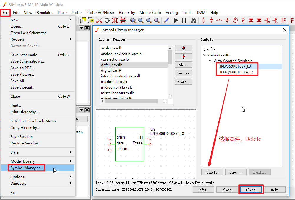 SIMetrix教程-005.SIMetrix导入第三方库；SIMetrix导入模型_simetrix导入asy文件-CSDN博客