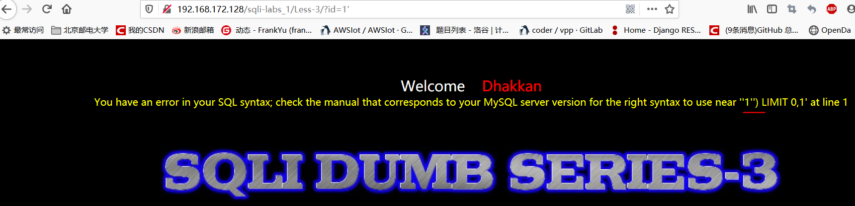 网络安全-sqlmap实战之sqlilabs-Less3_less-3 sqlmap-CSDN博客