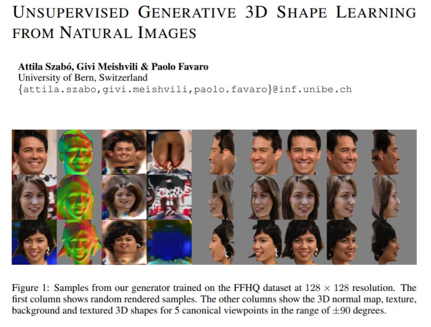 [CVPR2020最佳论文详细解读] Unsupervised Learning of Probably Symmetric Deformable 3D Object_unsupervised ...