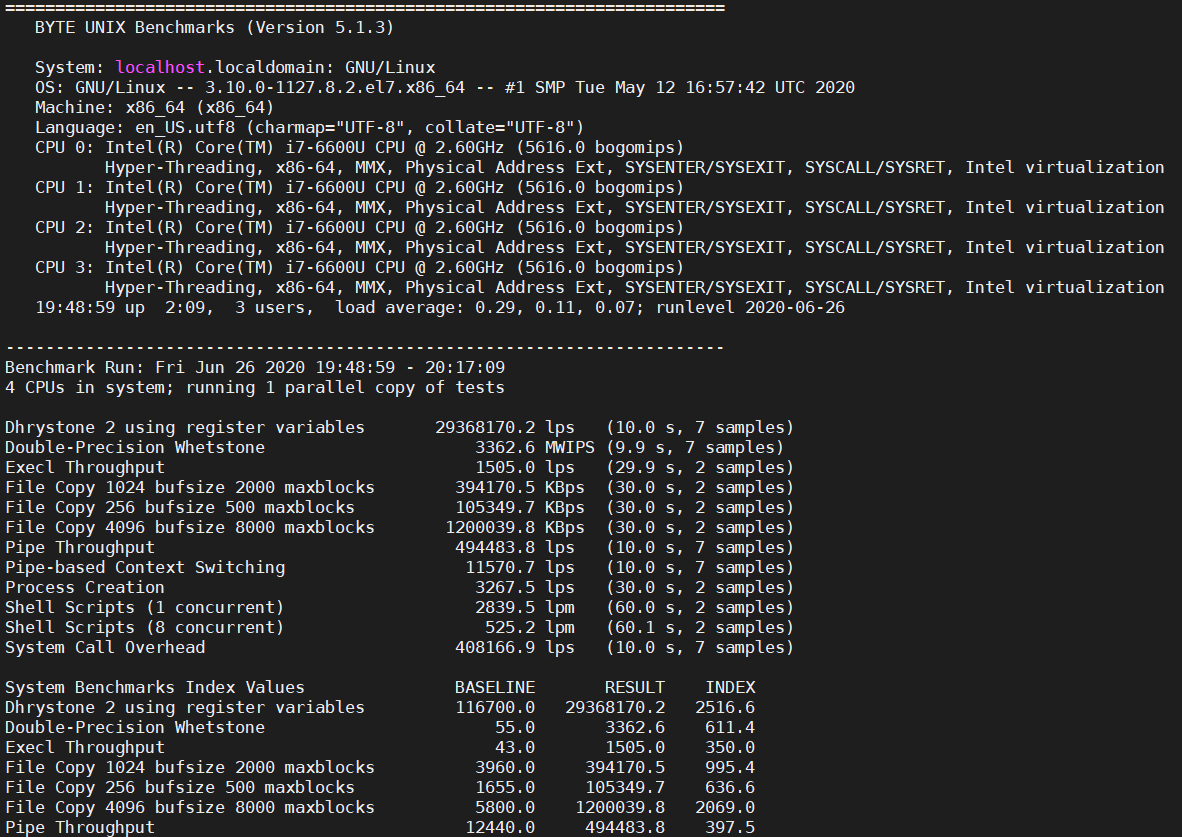 unixbench服务器性能测试详解_unixbench 参数_frankiesinger的博客-CSDN博客