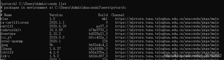 Windows环境安装pytorch(清华镜像源安装)利用清华源配置pytorch环境的时候需要删除 C Nvidia吗 Csdn博客