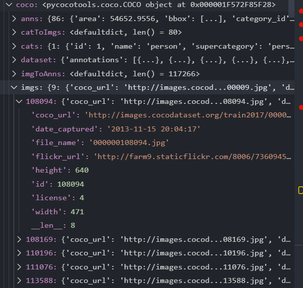 CenterNet学习记录(一)——COCO数据处理_self.coco.getimgids()-CSDN博客