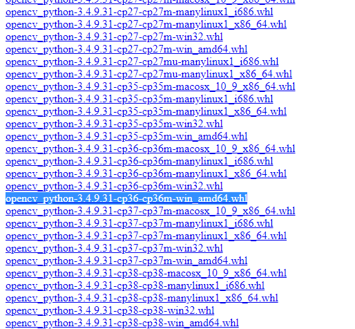 完美解决anaconda安装cv2库_pip install opencv-python==3.4.1.15 安装不了-CSDN博客
