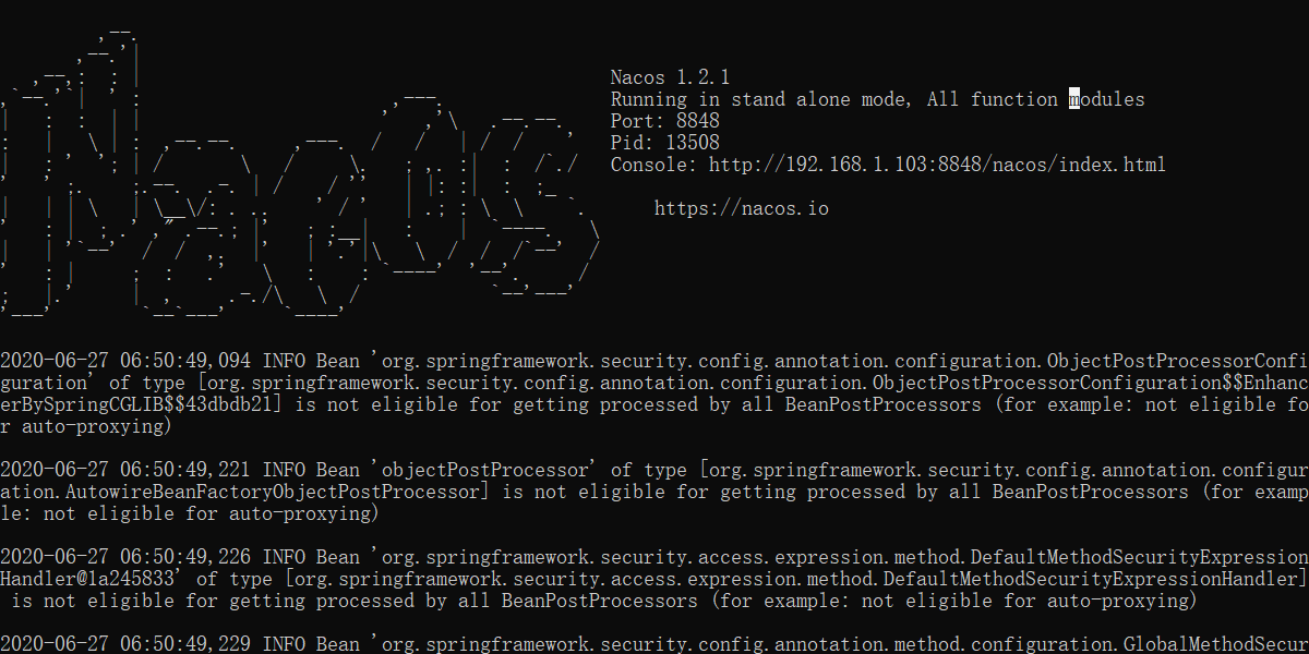 windows-nacos-golang-client-golang-nacos