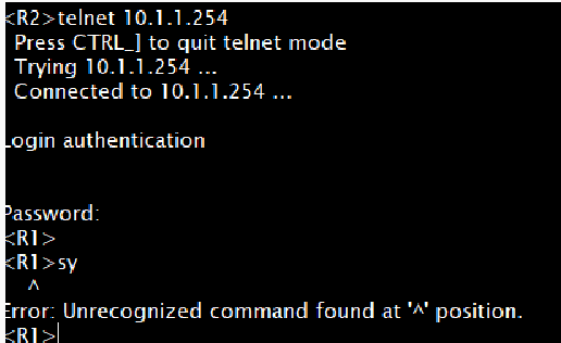 配置通过Telnet登录系统(学习笔记+实验验证)_please configure the login password (maximum lengt-CSDN博客