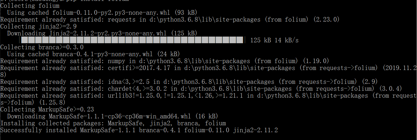 地图可视化小组项目（1）——folium库的安装_清华镜像下载folium-CSDN博客