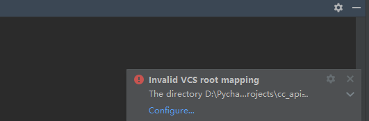 Pycharm打开一个文件提示Invalid VCS root mapping The directory 解决方法_pycharm invalid vcs-CSDN博客