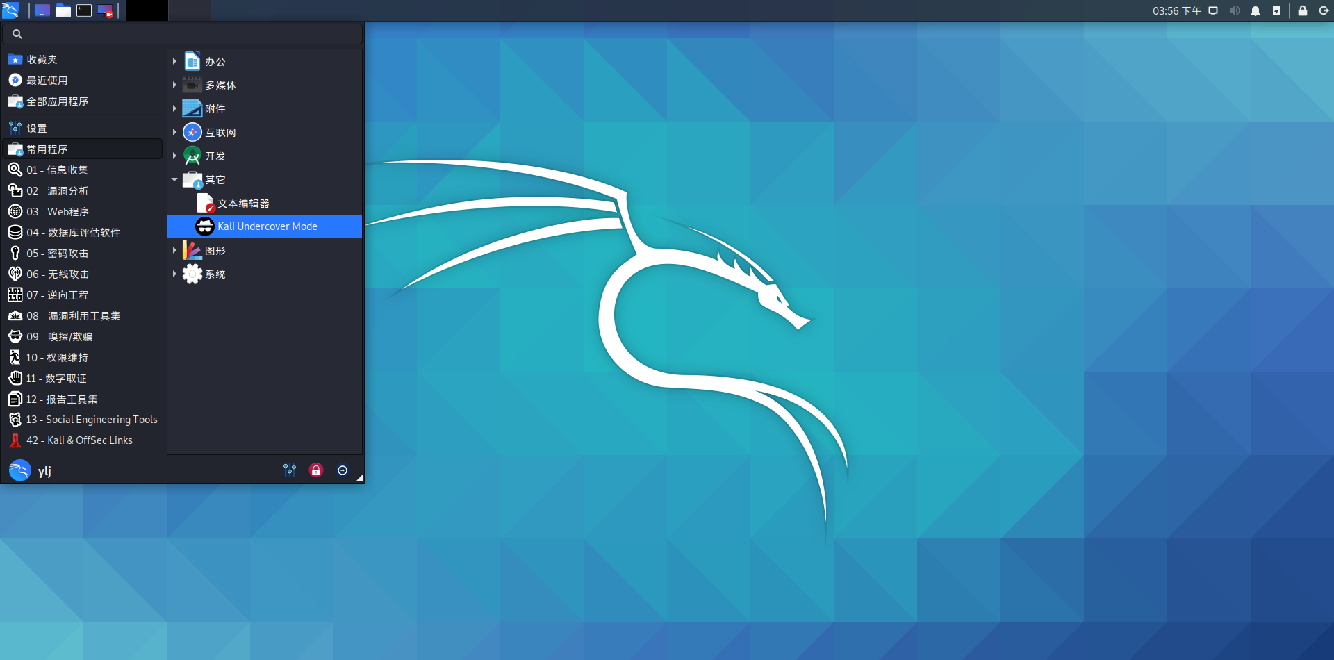 KAIL学习过程(一)kail linux undercover如何关闭_kali-undercover exit-CSDN博客