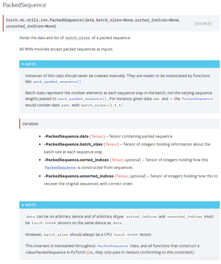 Packedsequence 的参数含义sortedindices和unsortedindicespacksequencewrapper Csdn博客